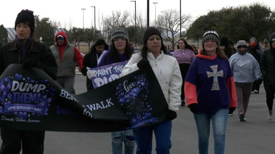 Abilene walk honors Desree Mendoza, raising domestic violence awareness
