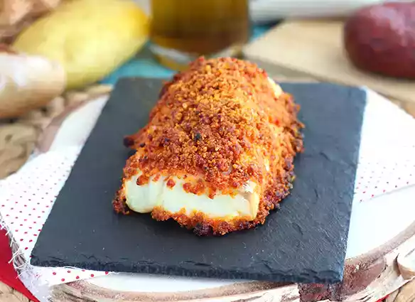 Kabeljau in Chorizo-Kruste