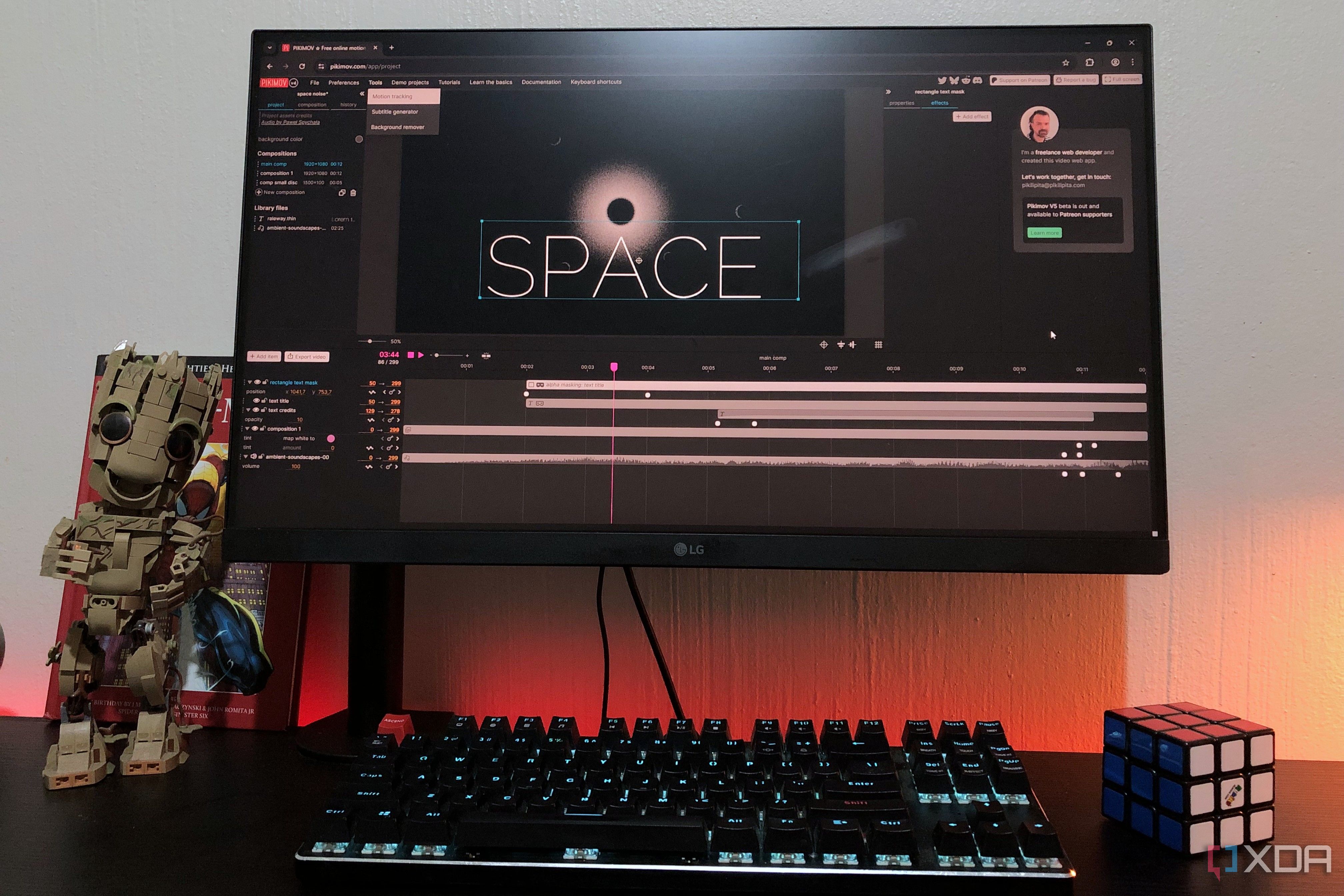 I swapped Adobe Premiere and After Effects for a browser-based editor ...