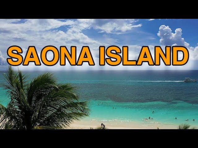 Saona Island Dominican Republic tour 4K