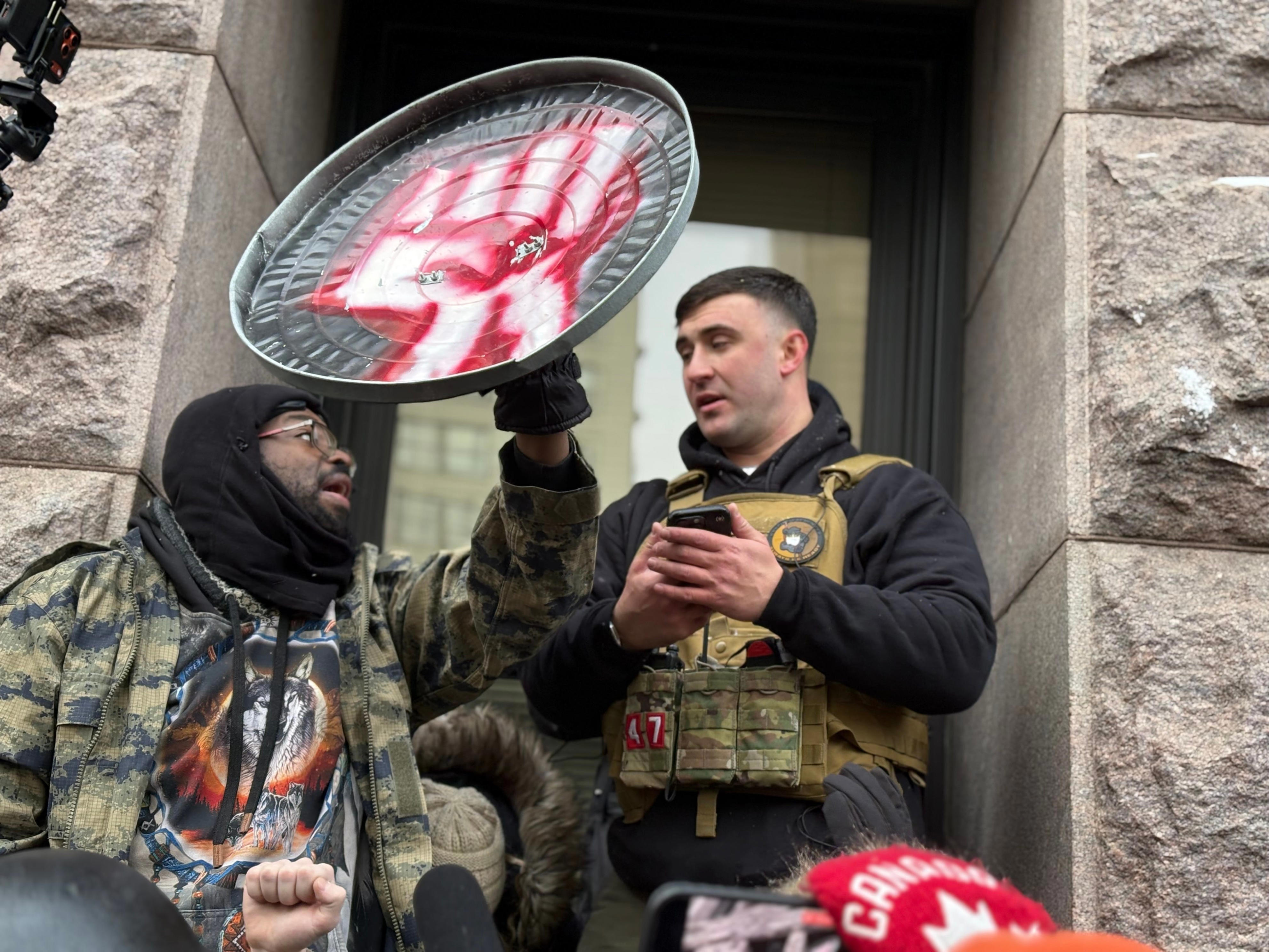 Influencer Jake Lang's 'March Against Minnesota Fraud' draws small crowd