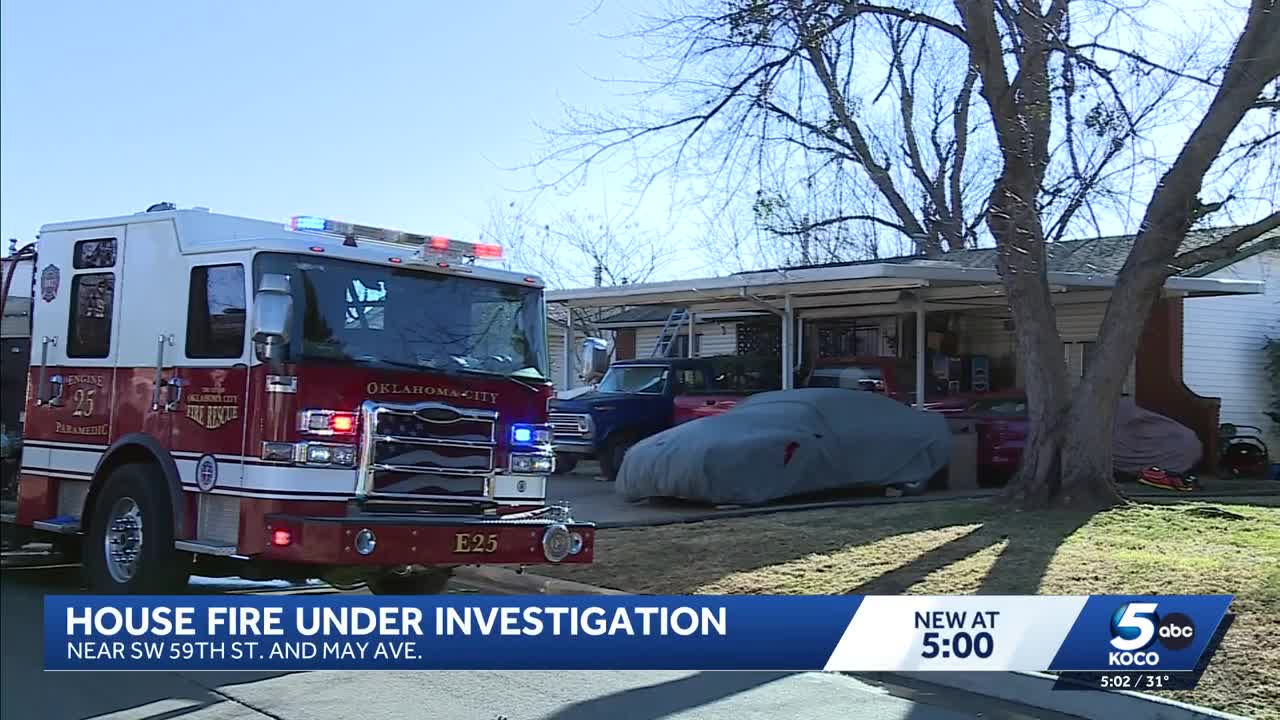 Firefighters knock out house fire in southwest Oklahoma City
