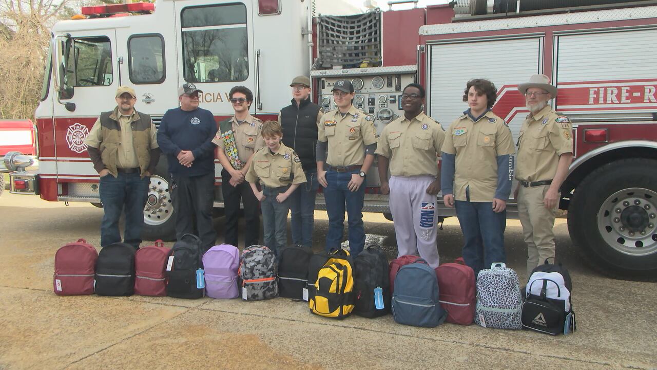Boy Scout creates First Night kits for fire victims