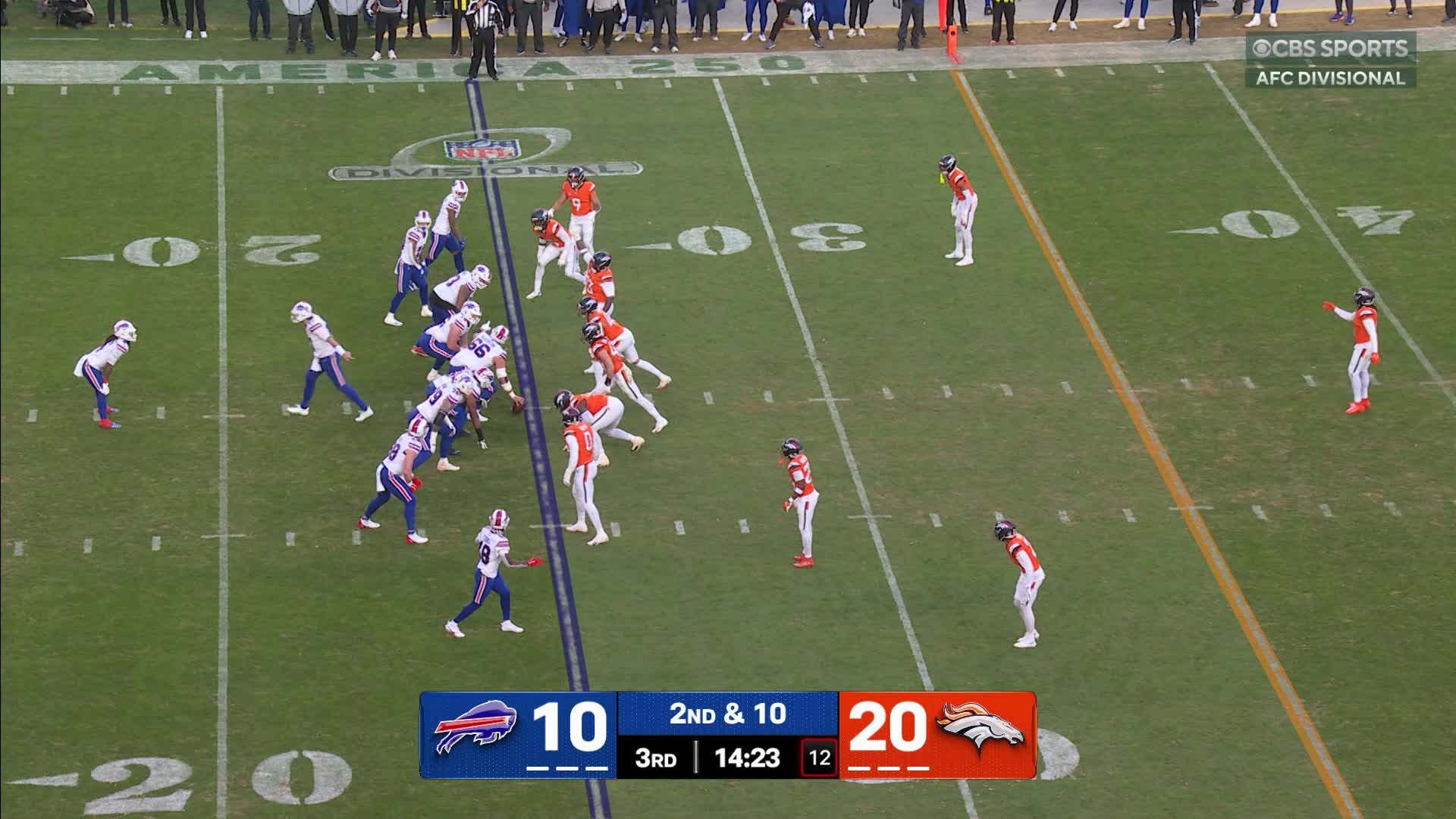 Can't-miss play: Nik Bonitto strip-sacks Josh Allen inside Bills' 20 ...