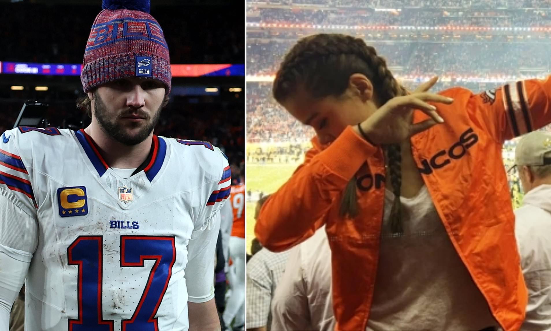 Broncos troll Josh Allen over viral Hailee Steinfeld photo before ...