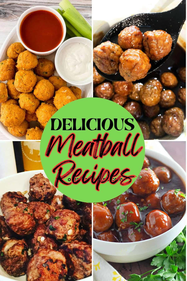 Easy meatball recipes for parties, holidays & busy nights