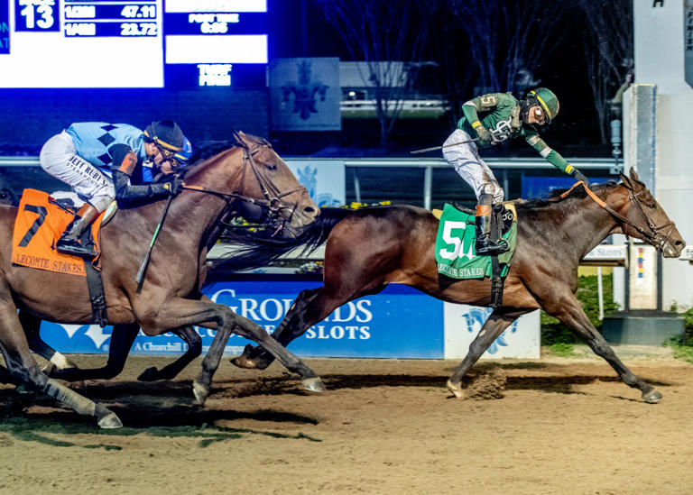 Golden Tempo leads 1-2 Lecomte finish for trainer Cherie DeVaux