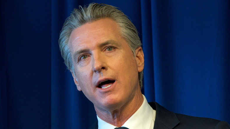 Gavin Newsom isn't beating the Botox allegations with these pics