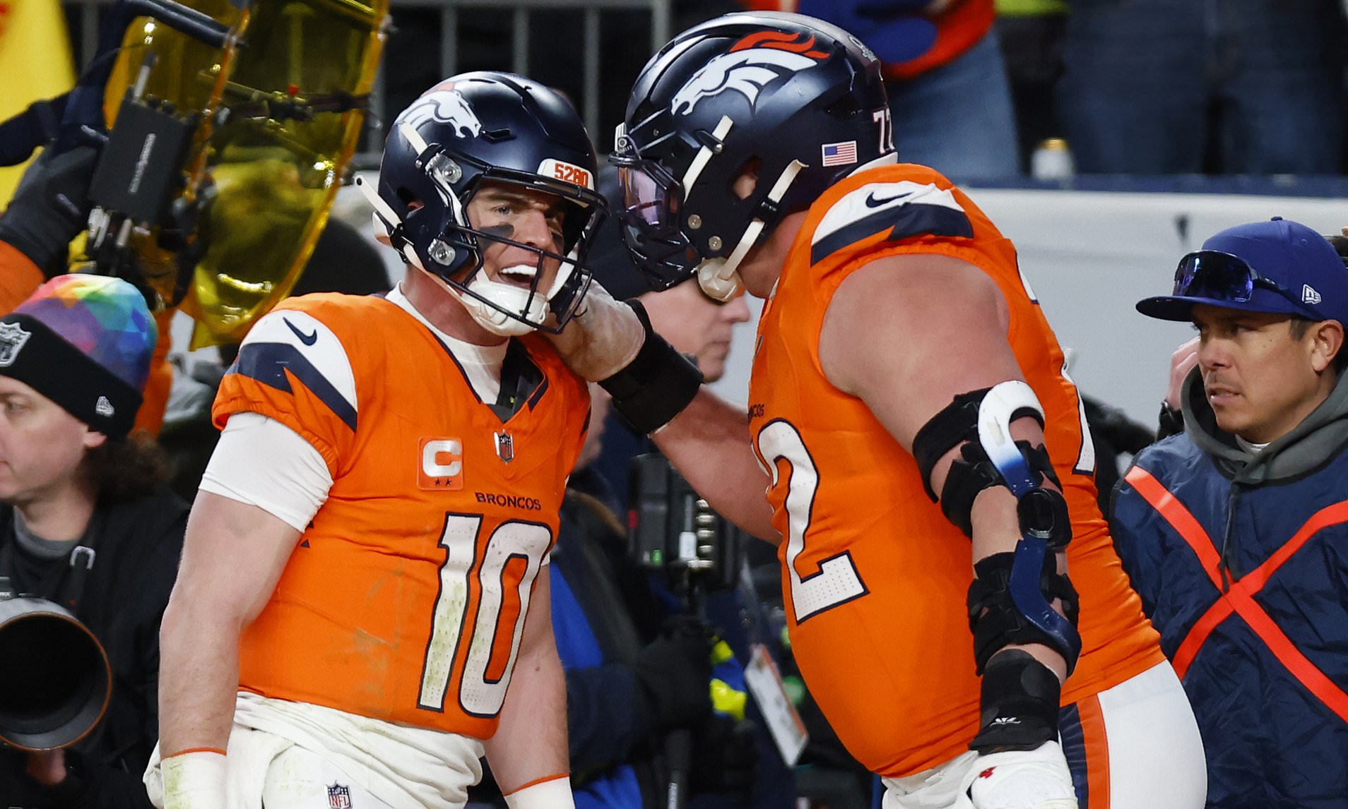 Down goes Josh Allen! Denver Broncos dump Buffalo Bills out of NFL ...