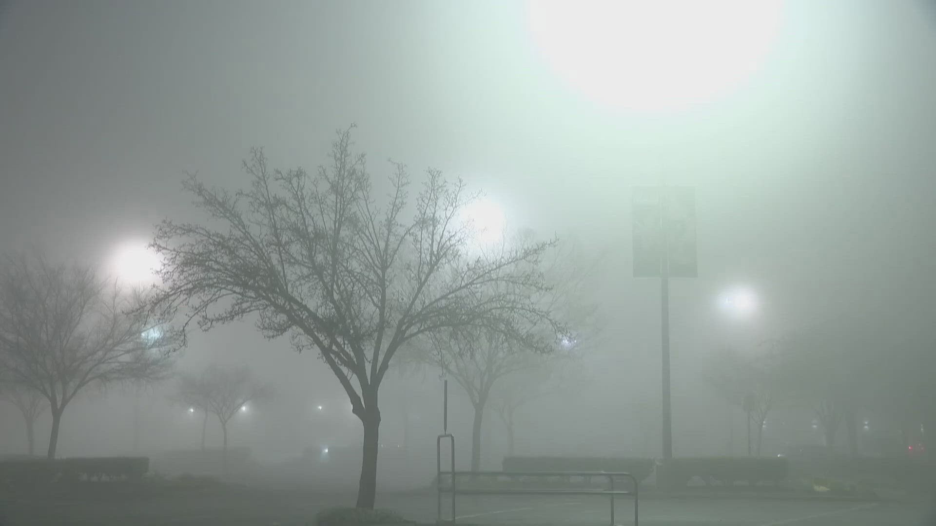 Dense fog creates dangerous driving conditions across Sacramento region