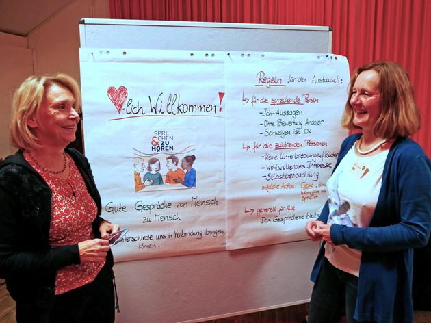 „Sprechen und Zuhören“ zeigt, wie wir trotz unterschiedlicher Meinung ...