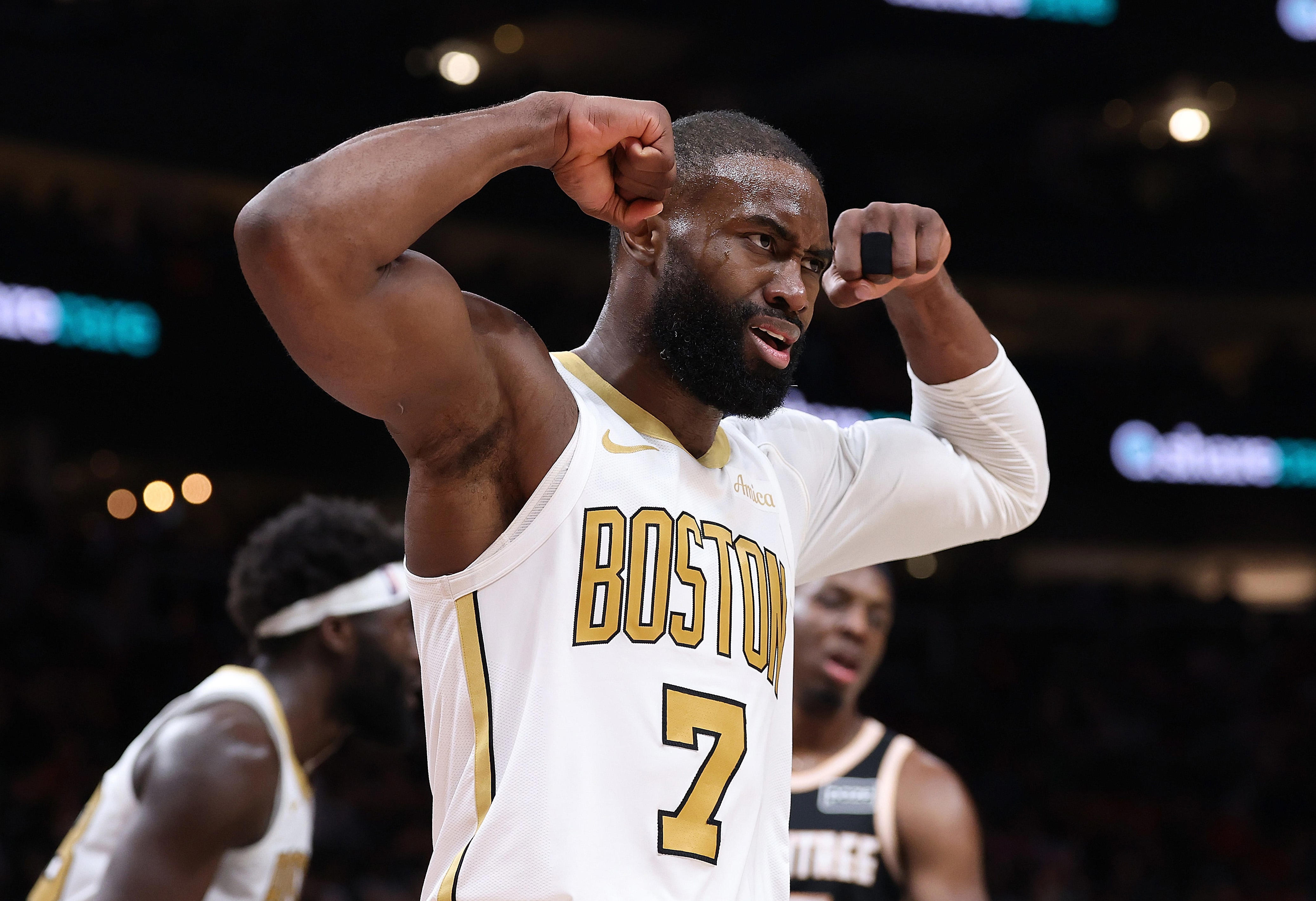 4 takeaways as Jaylen Brown, Sam Hauser lead Celtics to dominant win ...