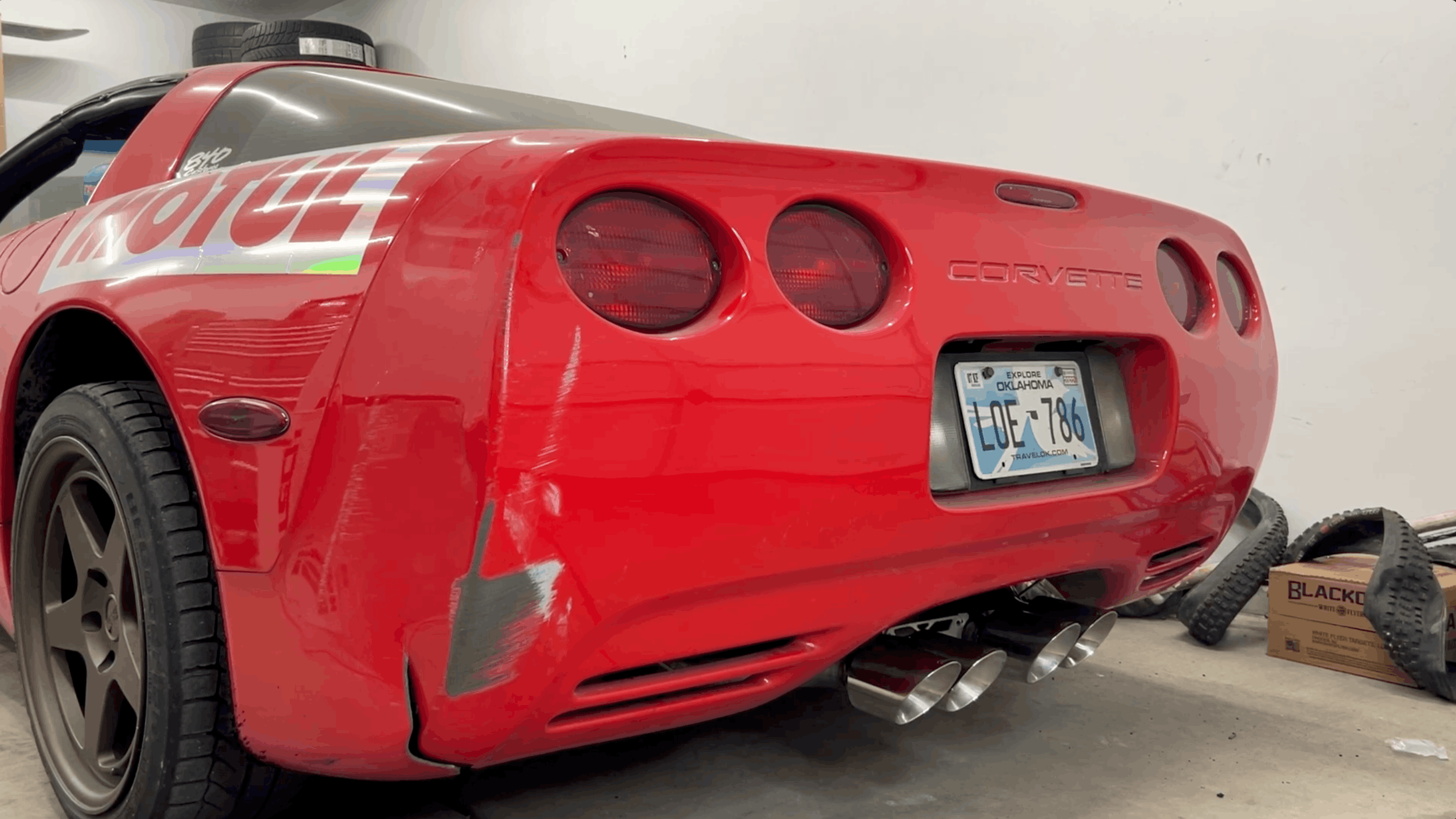 How to replace the exhaust on a classic Corvette?