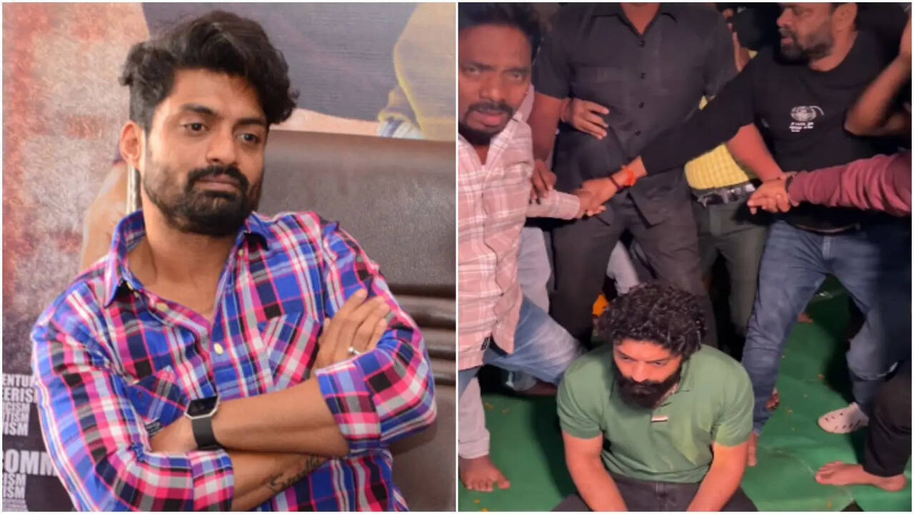 Kalyanram, the brother of Jr NTR, encounters a massive crowd while ...