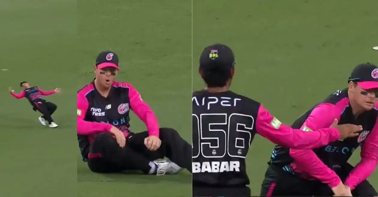 Watch: Babar Azam’s heartwarming reaction after Steve Smith drops ...