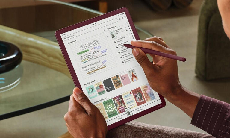 The Kindle Scribe Colorsoft gets a splash of color with new Fig variant