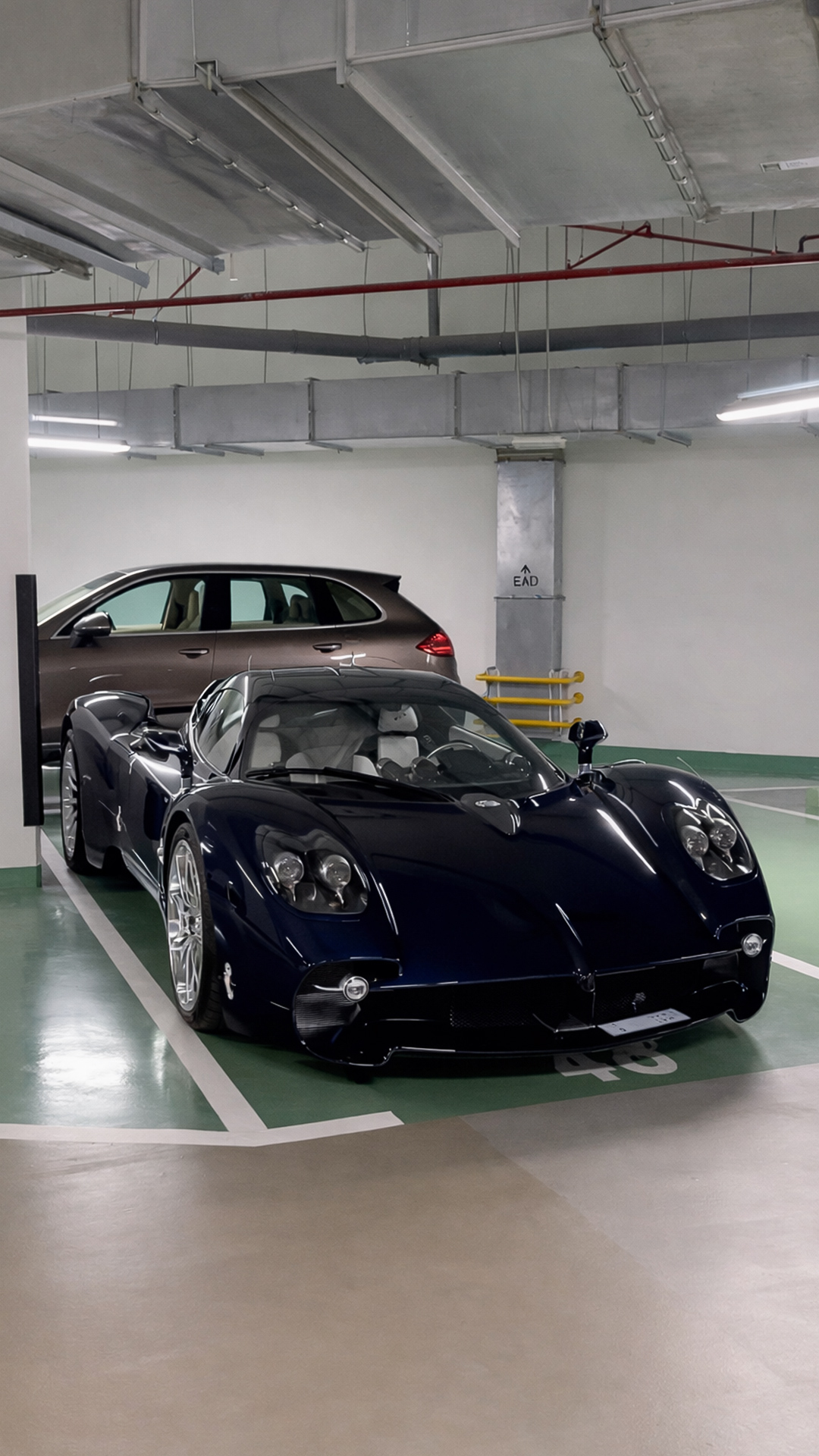 Pagani Utopia found in a car park