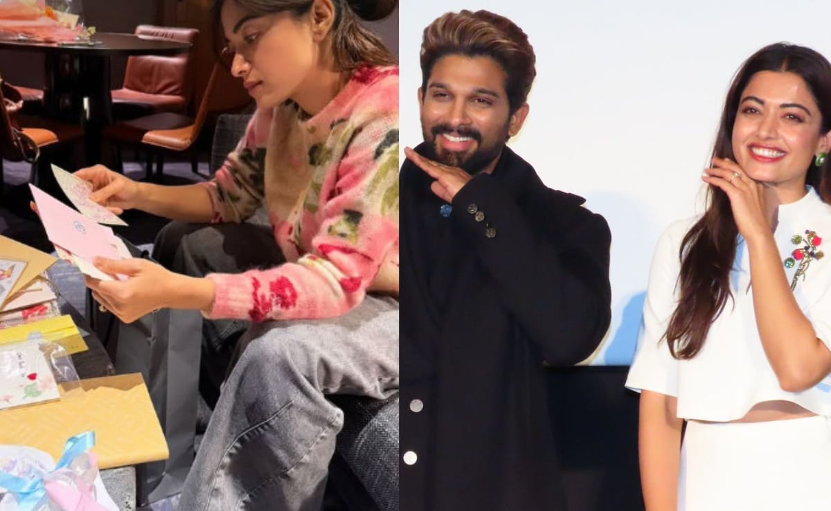 Rashmika Mandanna reads fan letters received during Pushpa 2 release in ...