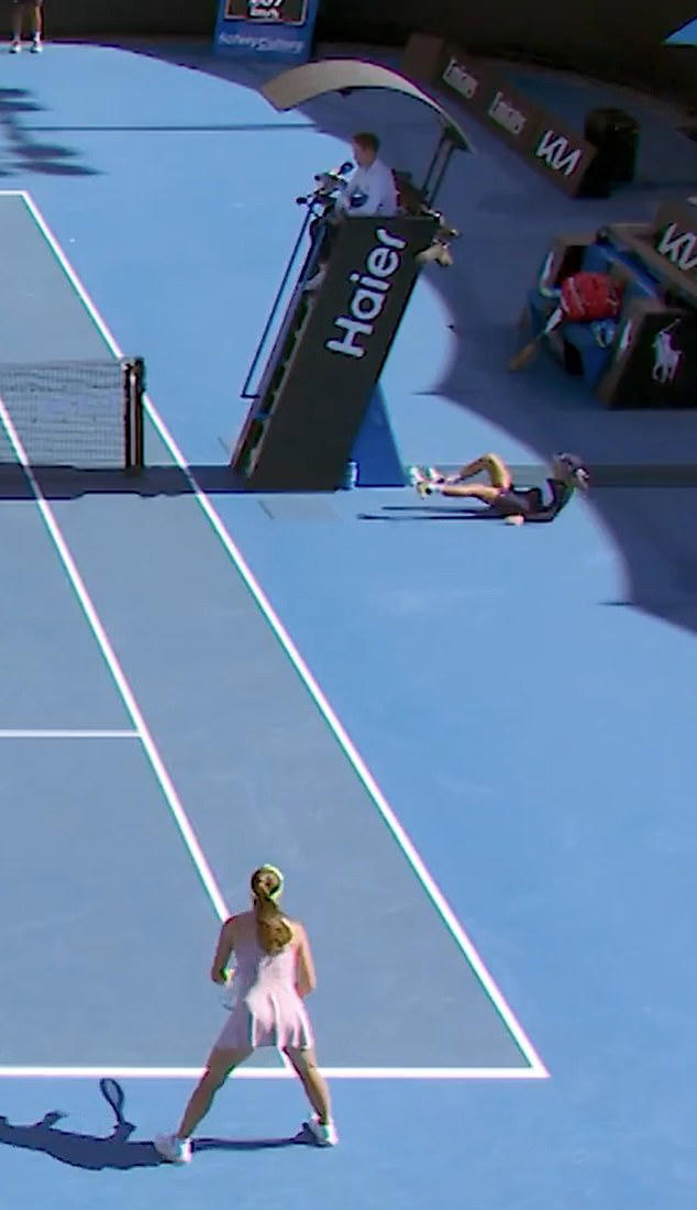 Worrying moment second ball kid collapses at the Australian Open as ...