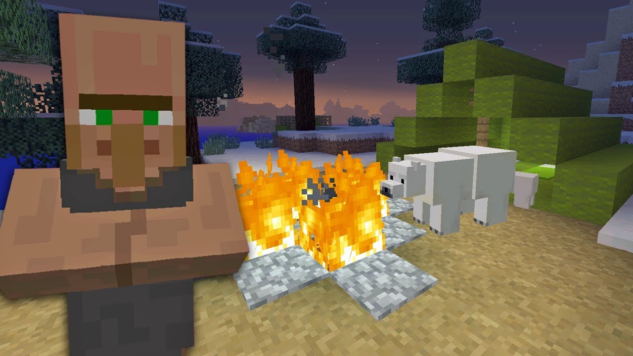 Camping trip goes wrong in Minecraft Xbox survival world