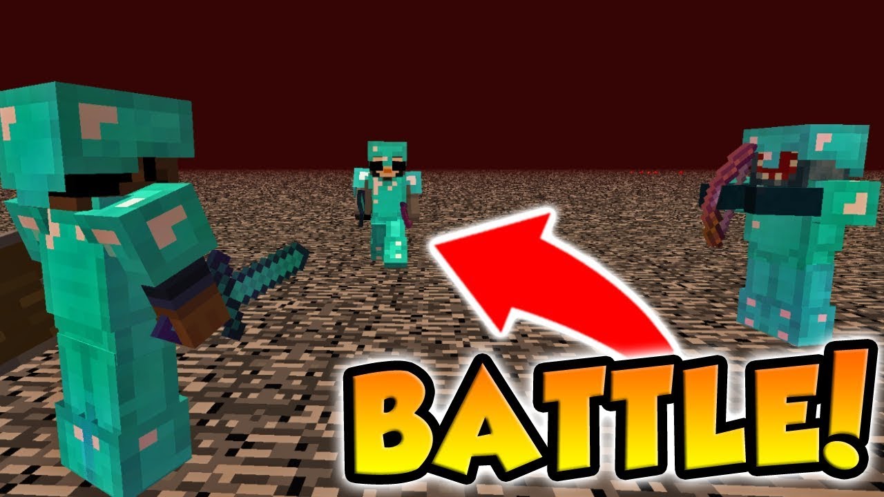 Battle erupts above the Nether in Minecraft Friend or Foe