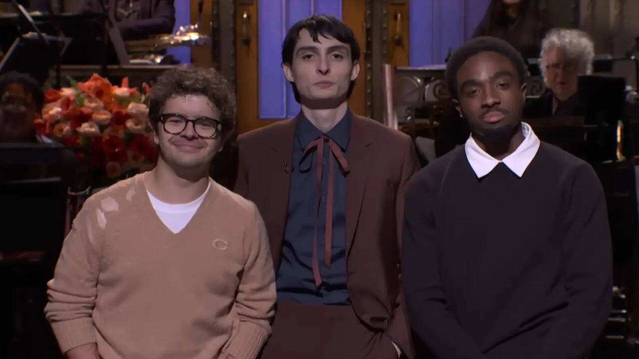 Finn Wolfhard makes his SNL debut alongside Stranger Things co-stars ...
