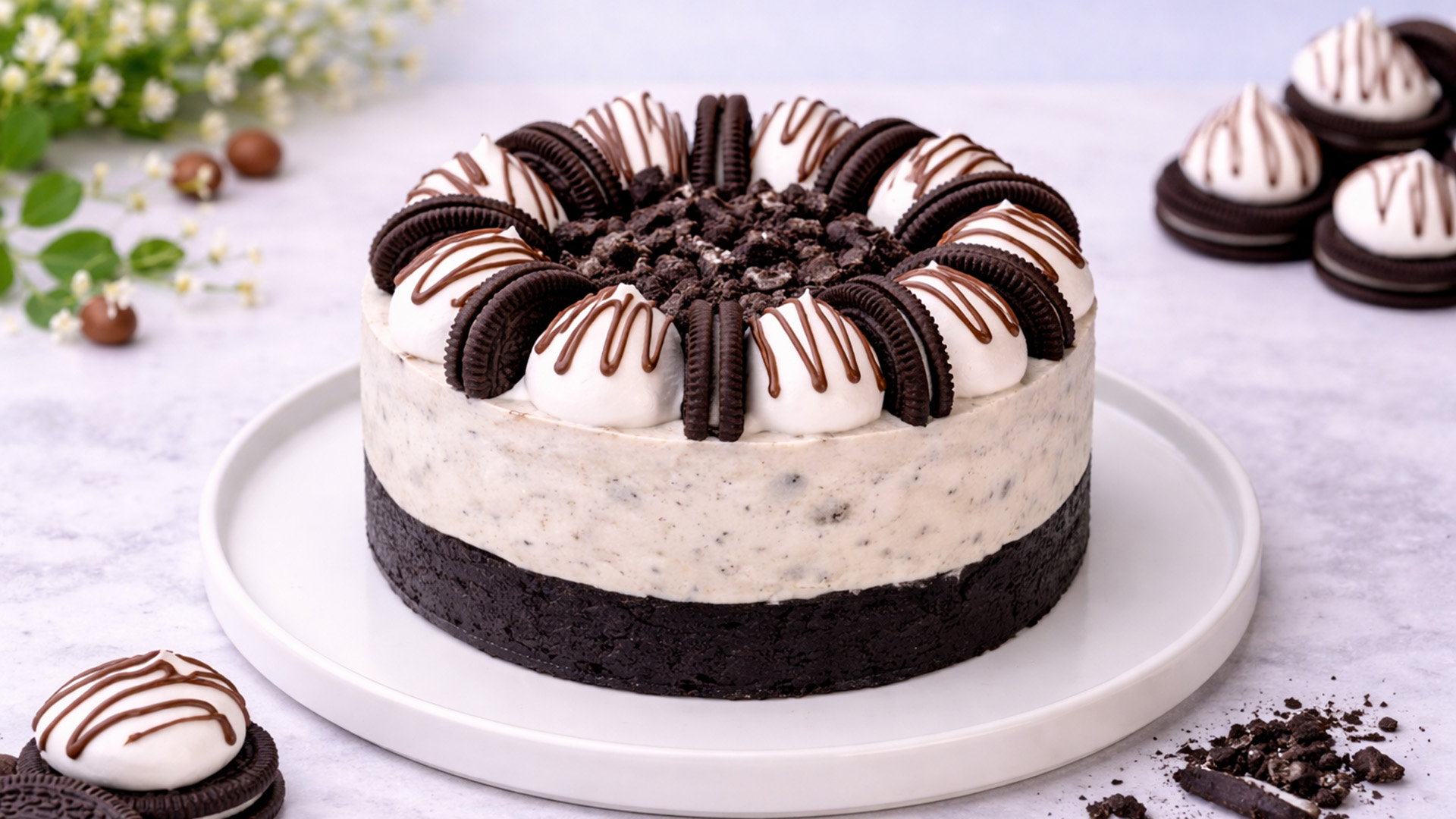 How to make a cookies and cream cake