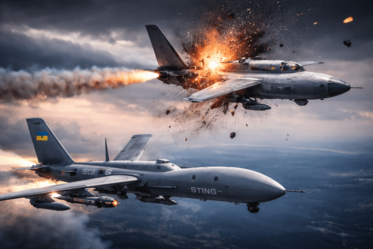 Ukraine’s STING interceptor drone shoots down jet-powered Shahed armed ...