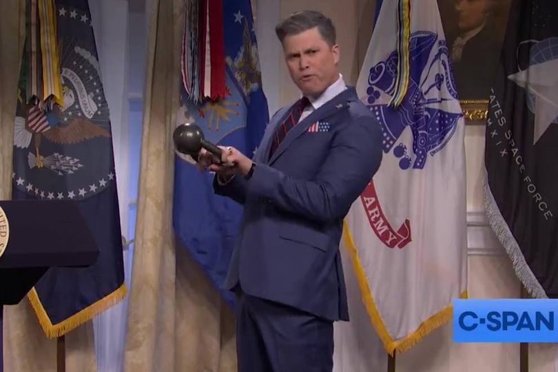 Colin Jost has SNL fans in stitches as he 'nails' Pete Hegseth impression