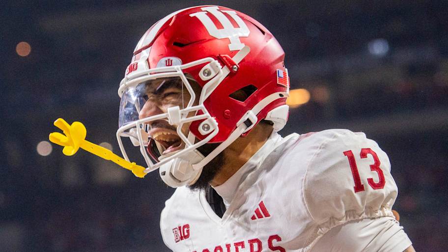 How Indiana WR Elijah Sarratt mastered the jump ball: 'Best in college ...
