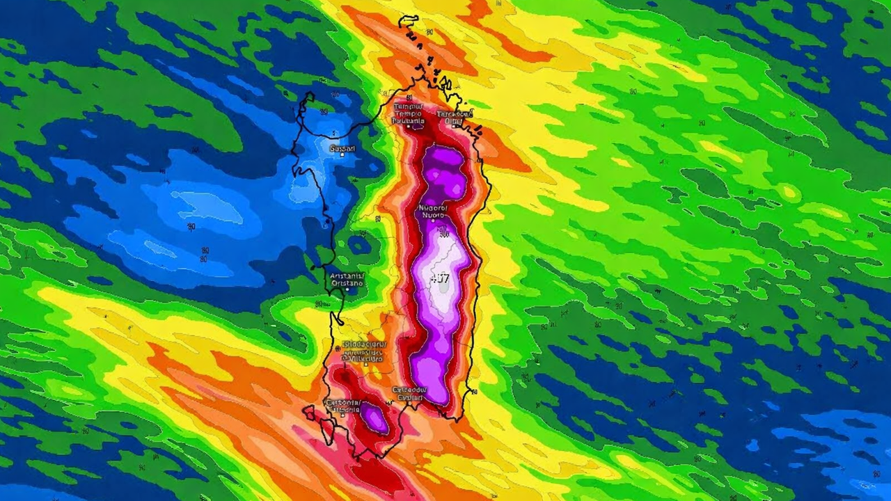 Maltempo in Sardegna, il super ciclone arriva domani mattina: 3 giorni ...