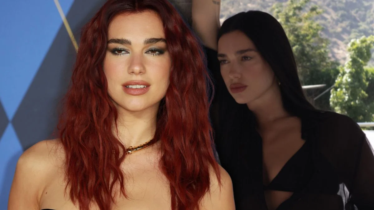 Dua Lipa sets Instagram on fire in sheer top and leather skirt