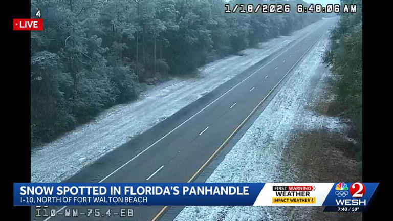 It snowed in Florida again | See video