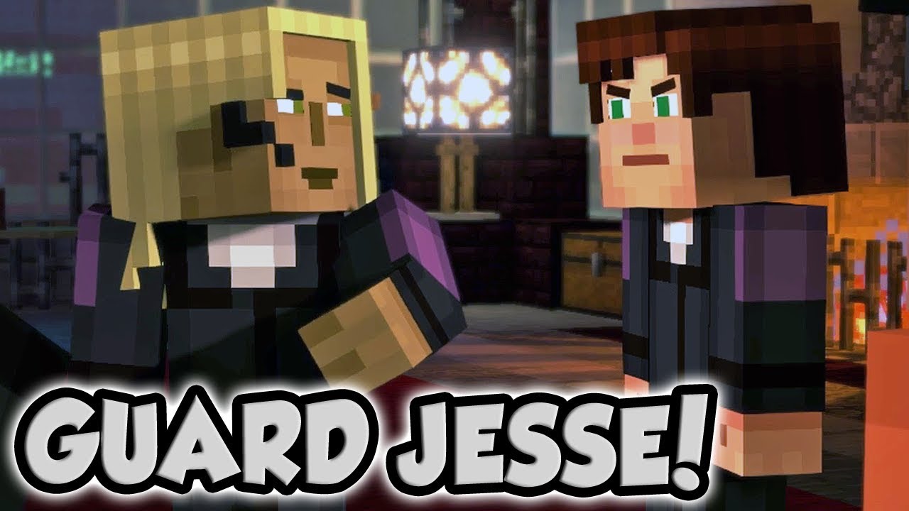 Joining Stella as a guard in Minecraft Story Mode season 2