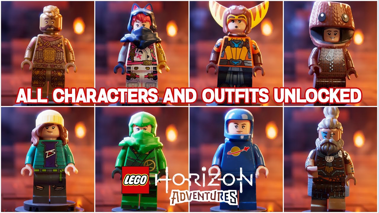 All Characters and Outfits Unlolcked in LEGO Horizon Adventures ...