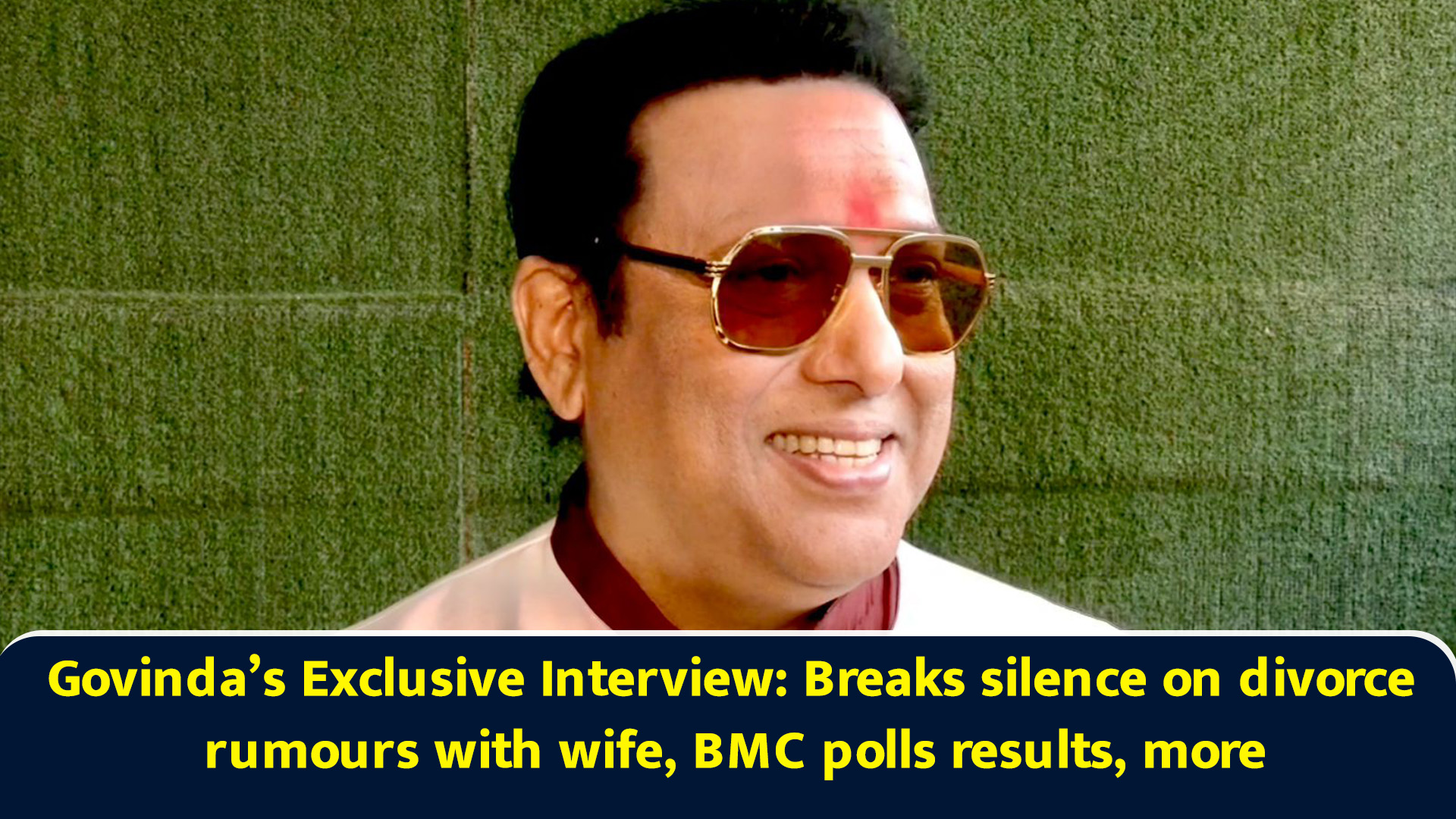 Govinda’s exclusive interview: Breaks silence on divorce rumours with ...