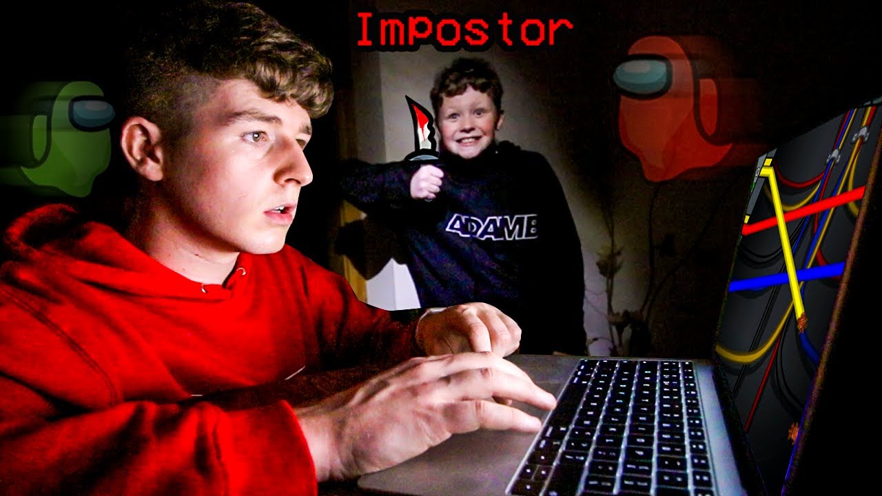 Playing Among Us in haunted house leads to scary moments