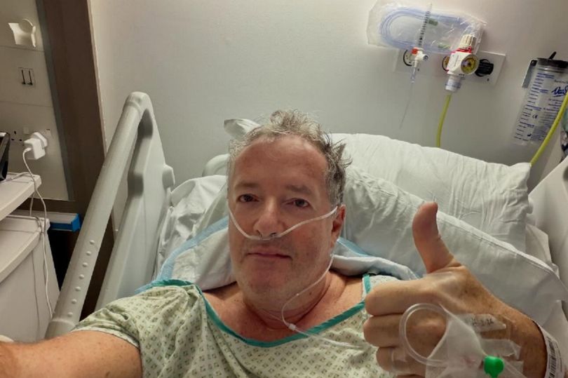 Piers Morgan recovering from surgery in hospital after 'tripping on a step'