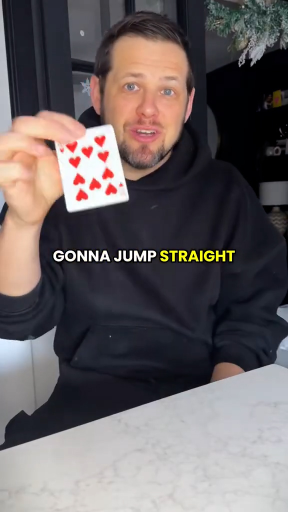 How did that card jump to the top?