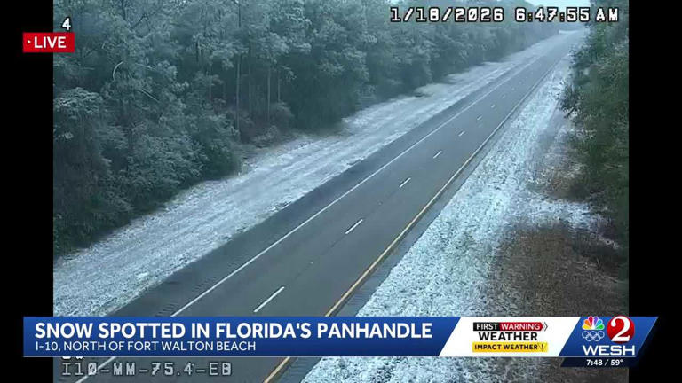It snowed in Florida again | See video