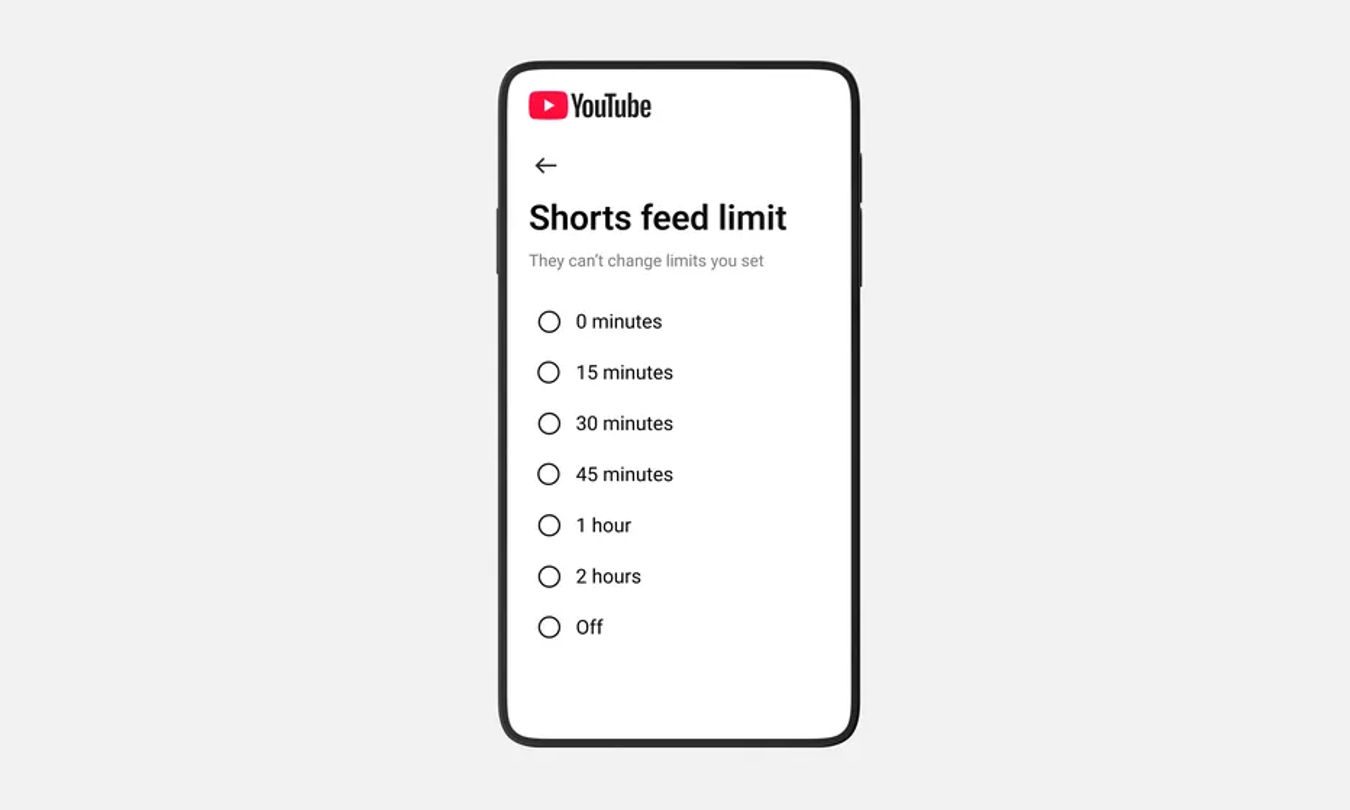 Your teen’s YouTube Shorts scrolling can now have a hard cap