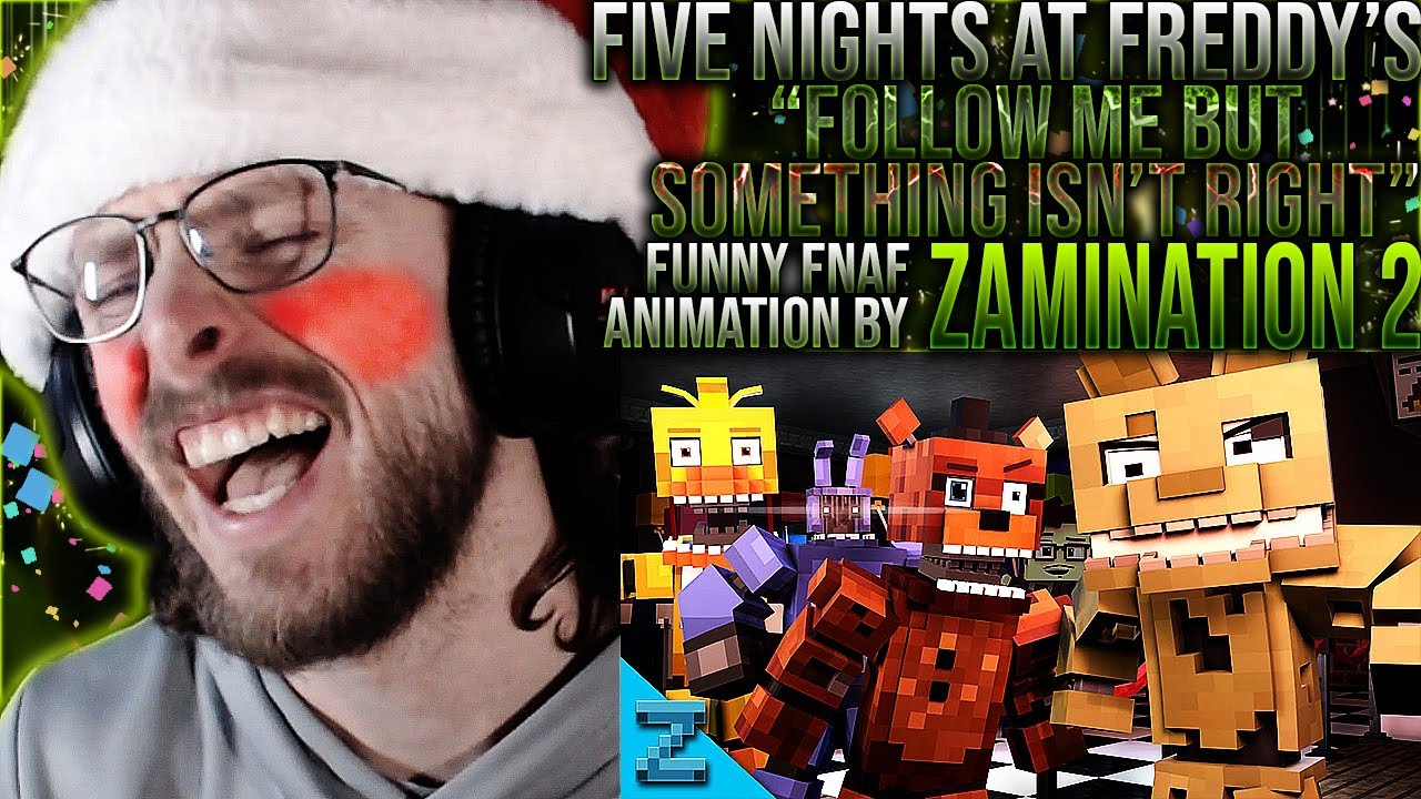 Vapor reacts #1215 | Funny FNAF Minecraft "Follow me, but something isn ...
