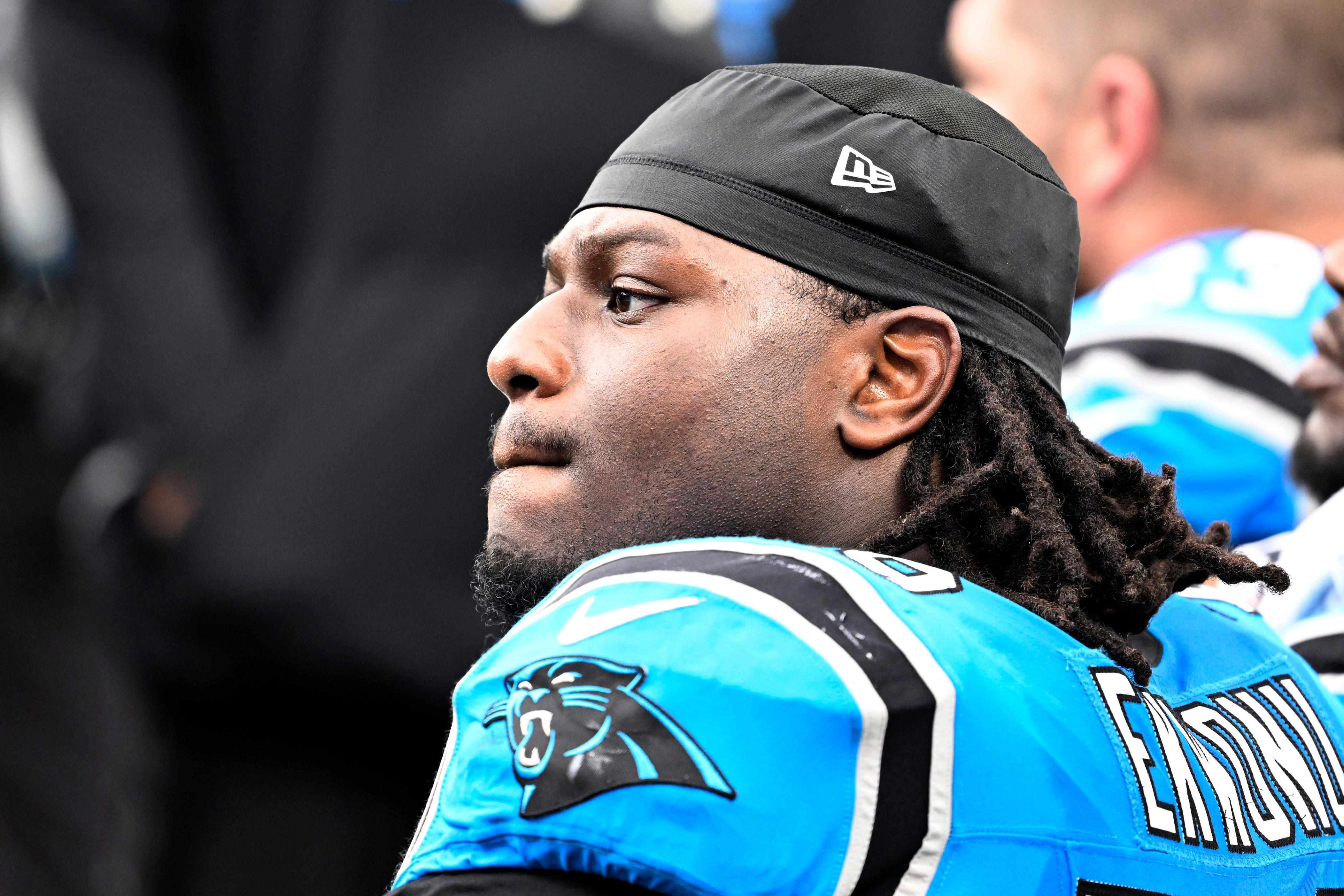 Panthers GM Dan Morgan talks plan at LT with injury to Ikem Ekwonu