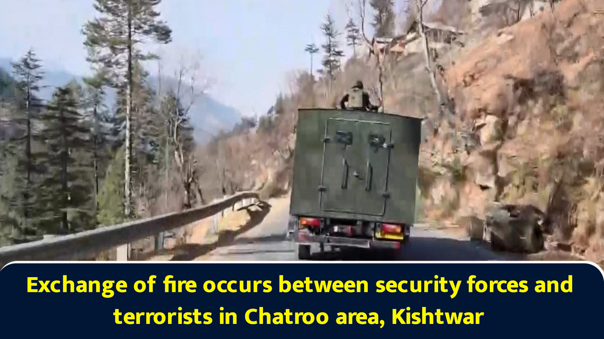 Exchange of fire occurs between security forces and terrorists in ...