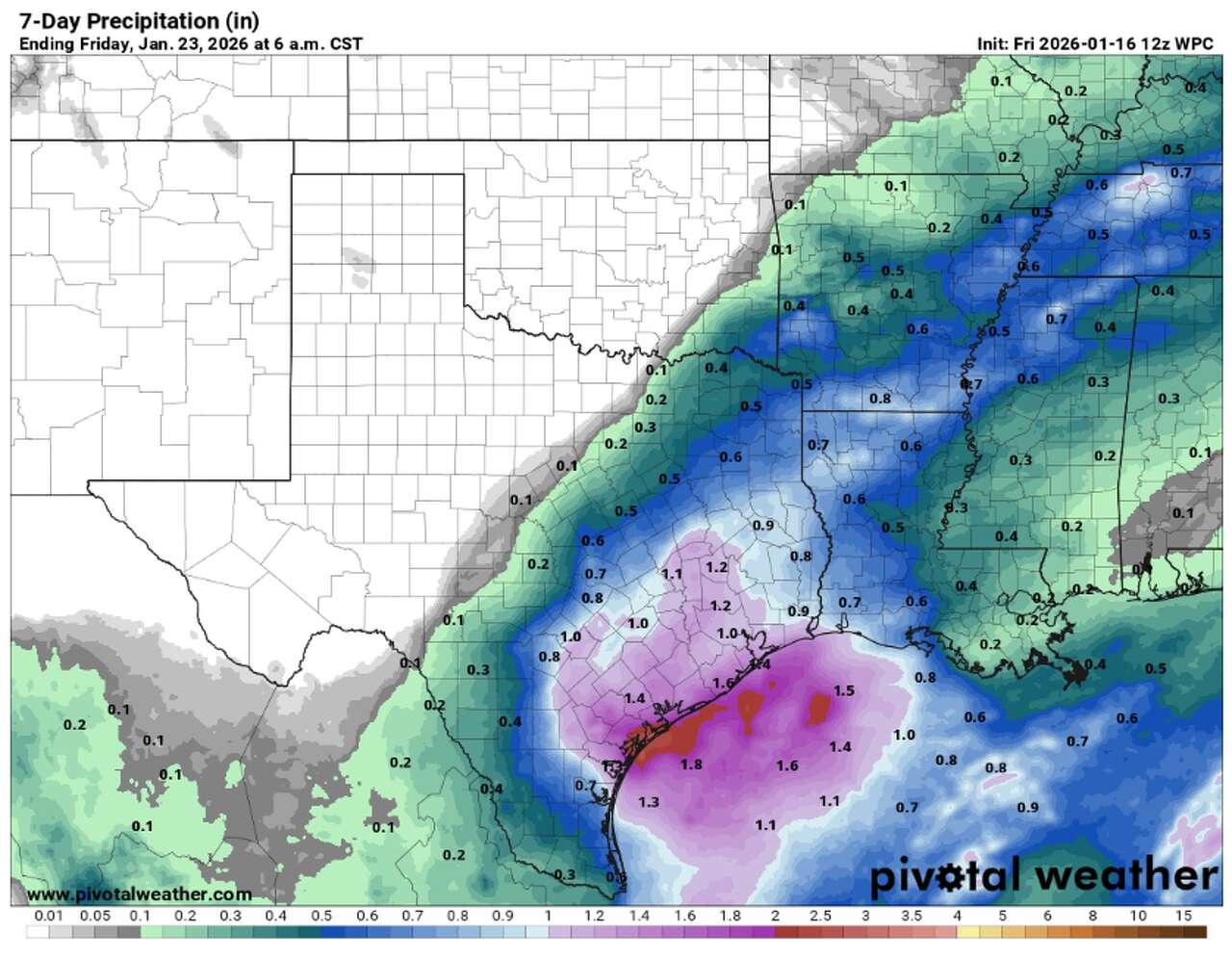 Freeze gives way to a wet weather in Austin by midweek. How much rain ...