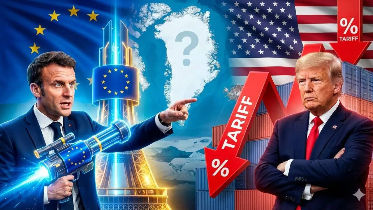 Greenland row: France’s Macron urges trade 'bazooka' action against US ...