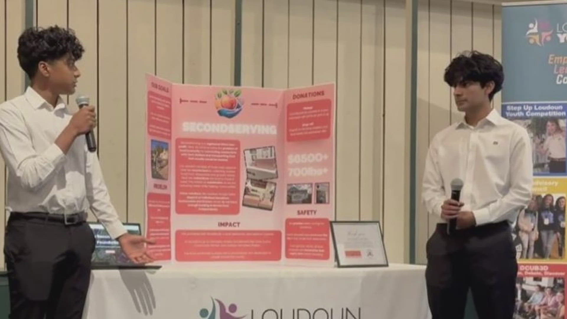 Two Virginia teens are tackling food waste and hunger