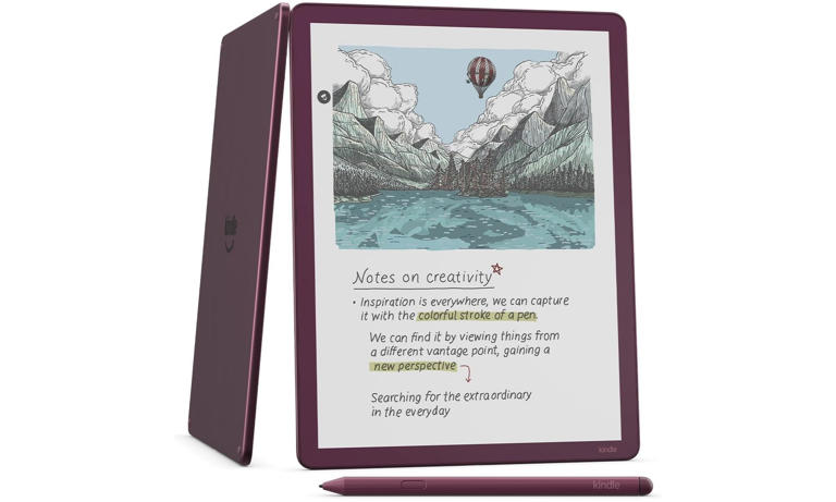 The Kindle Scribe Colorsoft gets a splash of color with new Fig variant