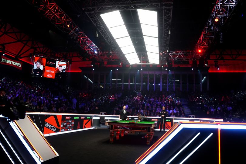 John Higgins and Kyren Wilson taken off as medical emergency halts ...