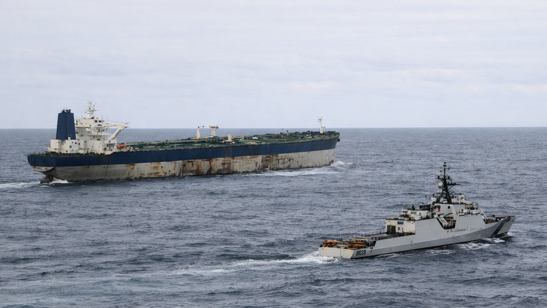 Coast Guard monitors Venezuelan oil tanker Bella 1 at sea